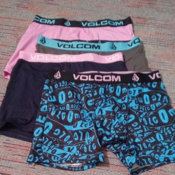 Volcom | Underwear & Socks | Volcom Boxer Briefs Set Pink Gray Blue ...